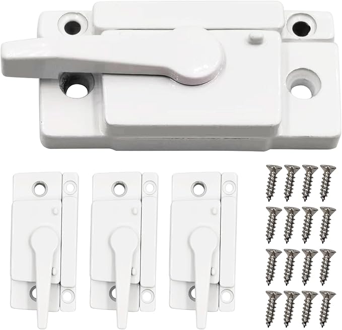 Miayaya 4 Pack Sliding Window Sash Locks Cam Action Window Locks Window ...