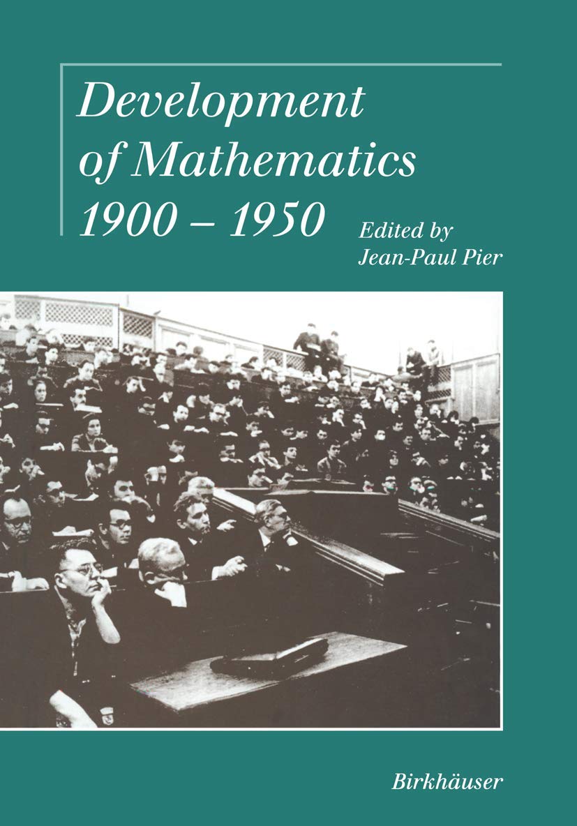 Amazon.com: Development of Mathematics 1900–1950: 9783034899130: Pier ...