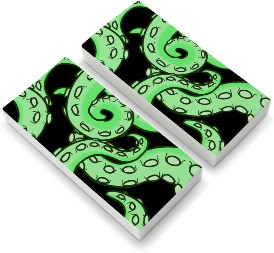 Amazon.com: Tentacles Squid Octopus Green Eraser Set of 2