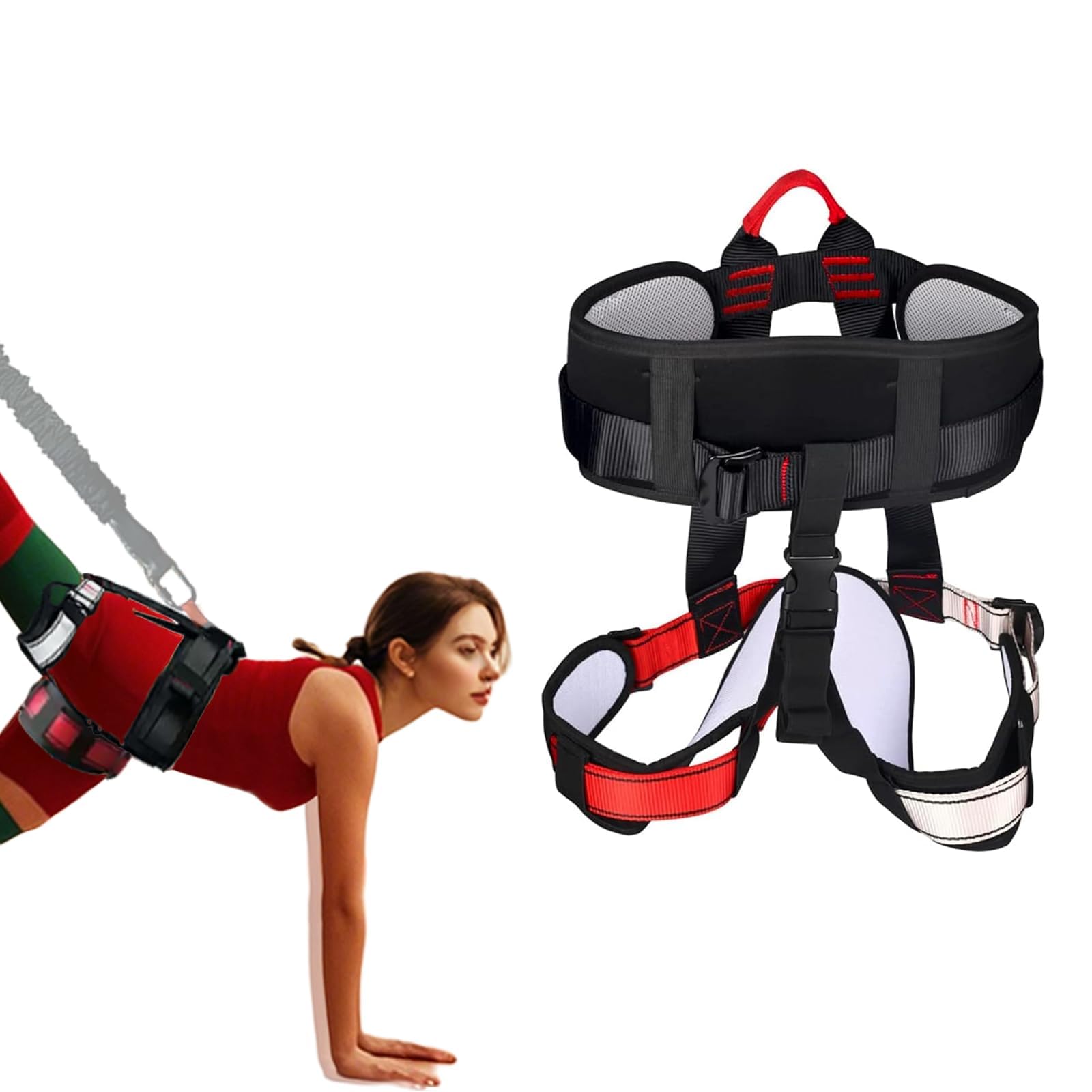 Snapklik.com : Bungee Fitness Harness Adjustable Safety Belt/Back ...