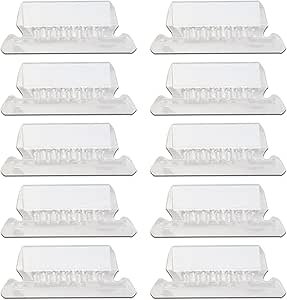 Amazon.com : 10PCS Clear Plastic File Folder Tabs and Inserts 2 Inches ...