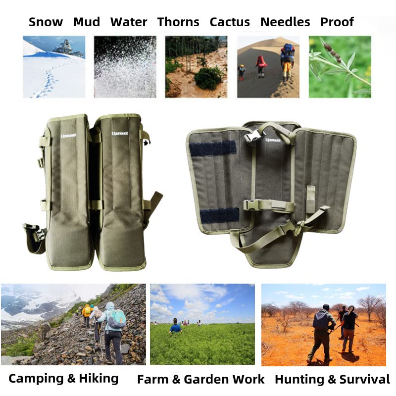 Adjustable Snake Gaiters for Men & Women, Durable Snake Bite Protection ...
