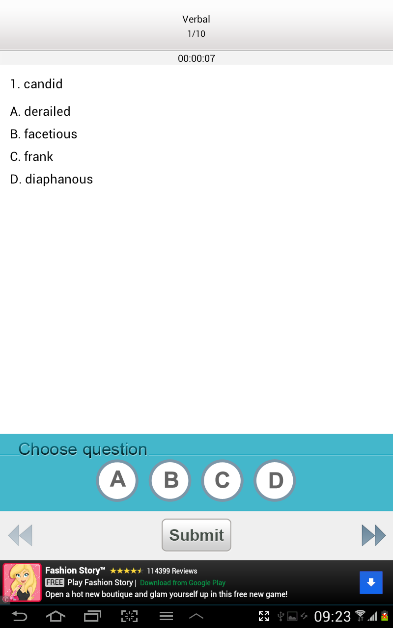 SSAT Verbal & Reading PRO - App on Amazon Appstore