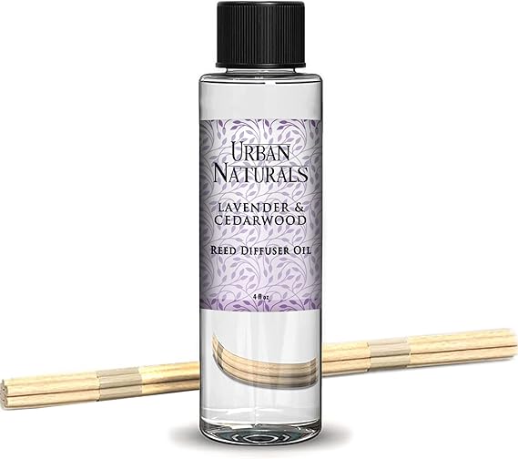 Amazon.com: Urban Naturals Reed Diffuser Oil Refill Lavender Cedarwood ...
