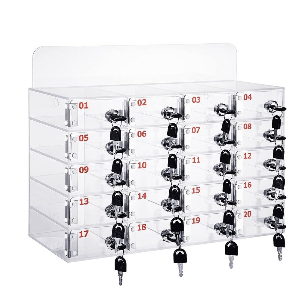 Cell Phone Storage Cabinet Office Supplies Mobile Phone Cabinet Box ...