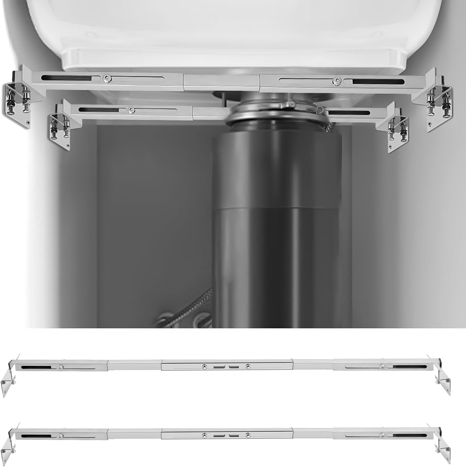 Adjustable Undermount Sink Brackets, Stainless Steel Undermount Sink ...