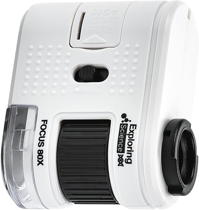 Amazon.com: Small Handheld Microscope With 1000X Pocket Sized ...