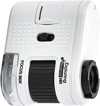 Amazon.com: Small Handheld Microscope With 1000X Pocket Sized ...