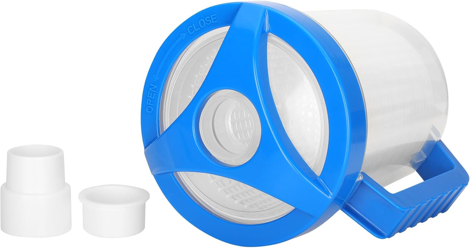 Amazon.com: Pool Leaf Canister Catcher with Mesh Basket, in-line Leaf ...