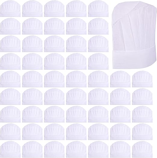 Amazon.com: Jeyiour 150 Pieces Kids Chef Hat Adjustable School Cooking ...