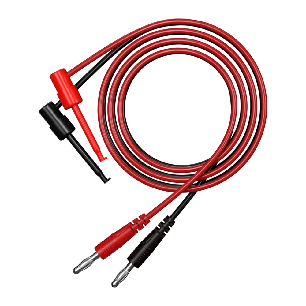 Snapklik.com : CZJZDZ 2pcs Banana Plug To Test Hook Clips Test Lead ...