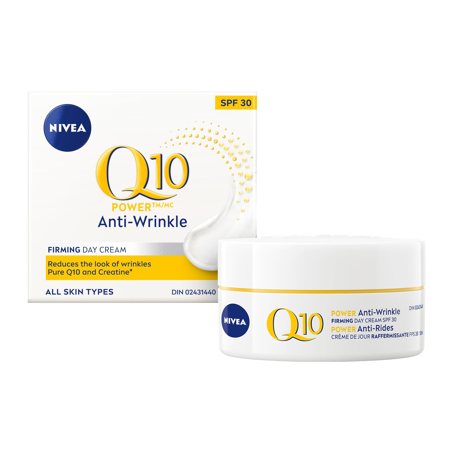 Amazon.com: NIVEA Q10 Plus ANTI-WRINKLE with SPF 30 Day Care Cream 50 ...