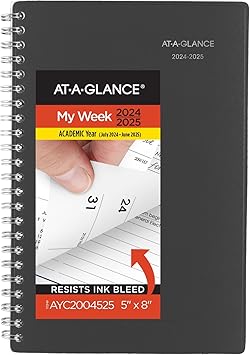 Amazon.com : AT-A-GLANCE Planner 2024-2025 Academic, Weekly & Monthly ...