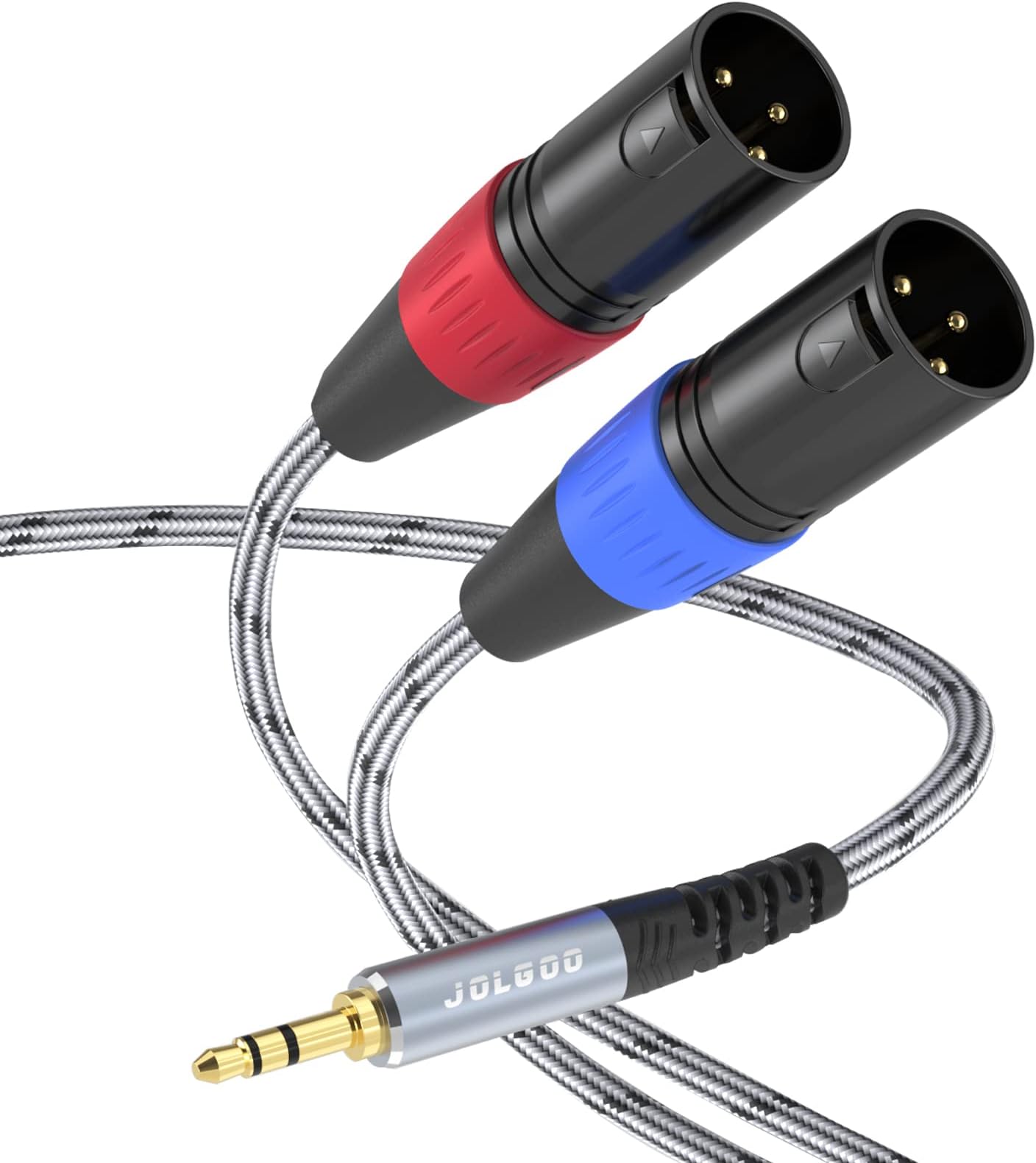 Amazon.com: Cable Matters 3.5mm 1/8 Inch TRS to 2 XLR Cable 3 ft, Male ...