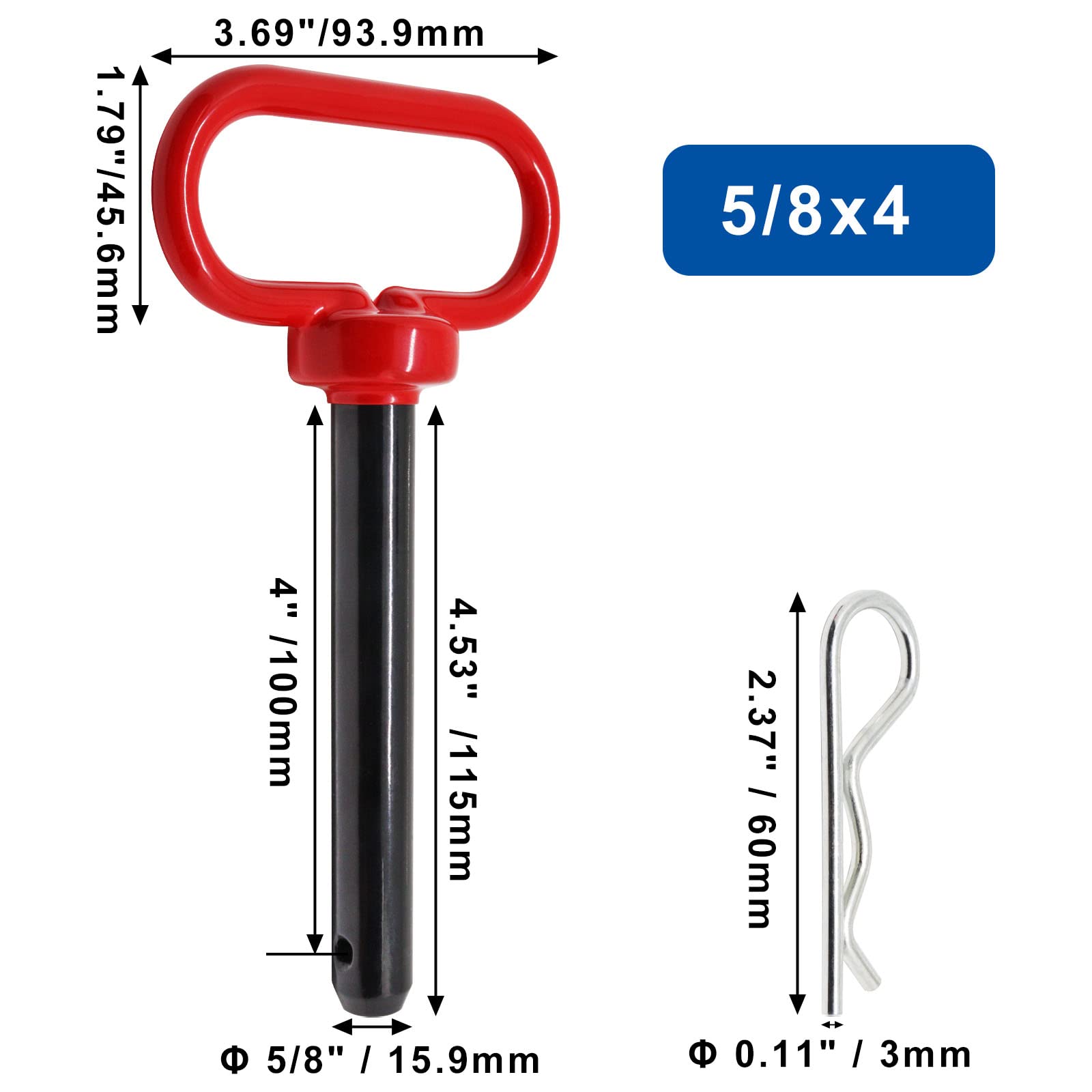 Trailer Hitch Pin And Clip Tow Bar Hitch Pin | Trailer Tow Hitch Pin ...
