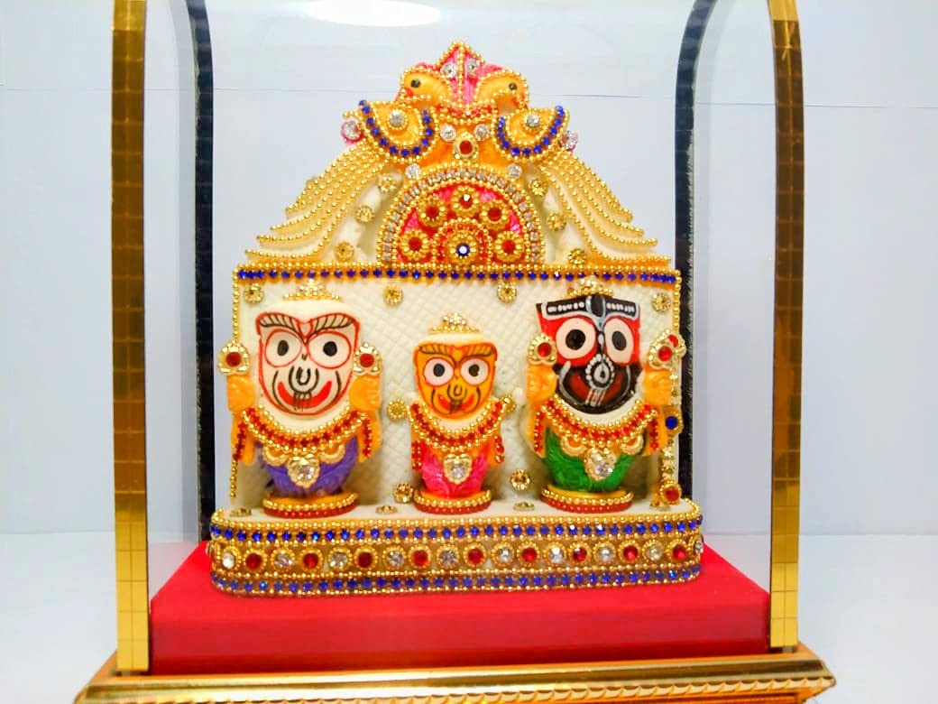 Buy Lord JAGANNATH , Lord BALABHADRA and MAA SUBHADRA Idols Crafted in ...