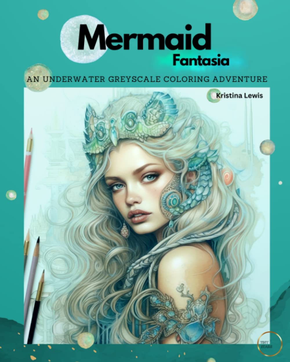 Amazon.com: Mermaid Fantasia: An Underwater Greyscale Coloring ...