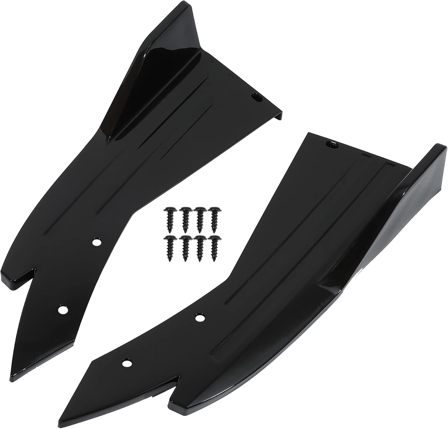 Amazon.com: X AUTOHAUX 1 Pair Car Universal Rear Bumper Lip Side Corner ...