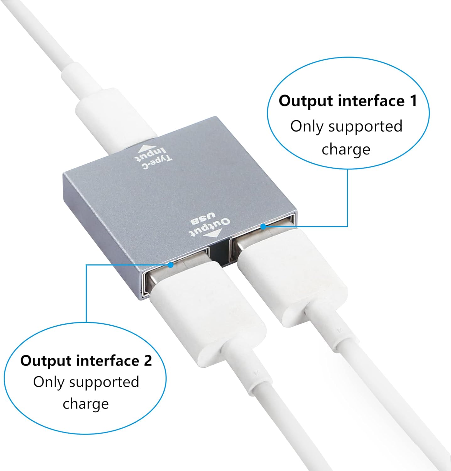 RIIEYOCA USB C Splitter,2 in 1 Type C Female to Dual USB 3.1 Female ...