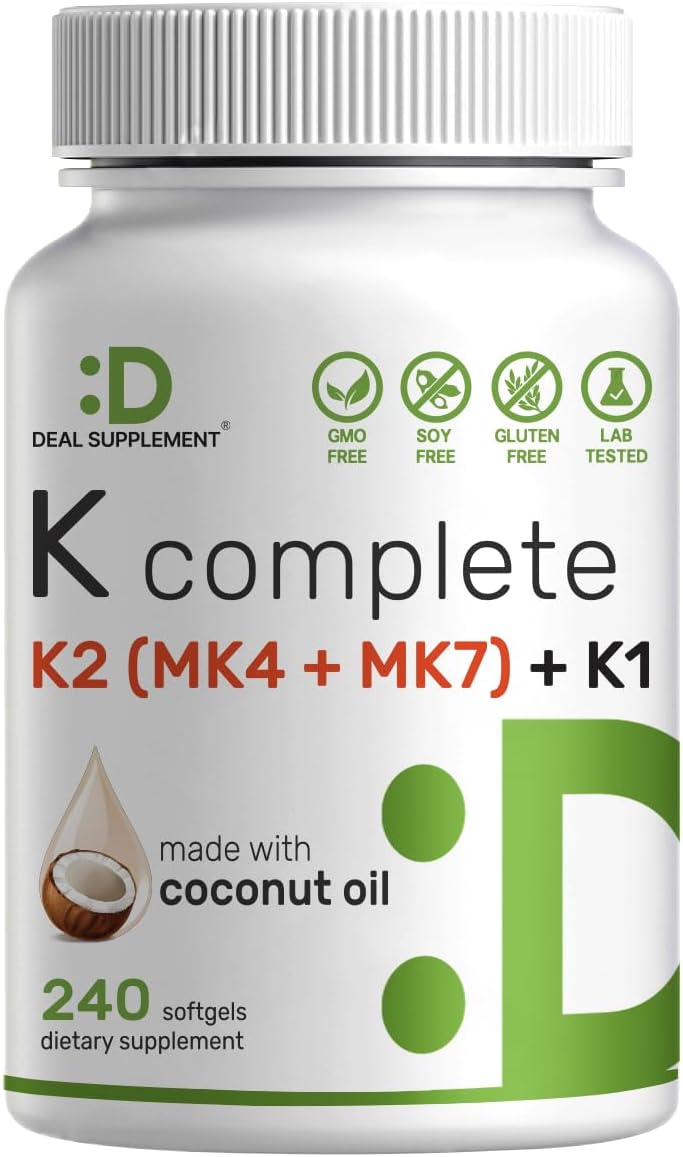 Amazon.com: Superior Source Vitamin K2 MK-7 (Menaquinone-7), 100 mcg ...