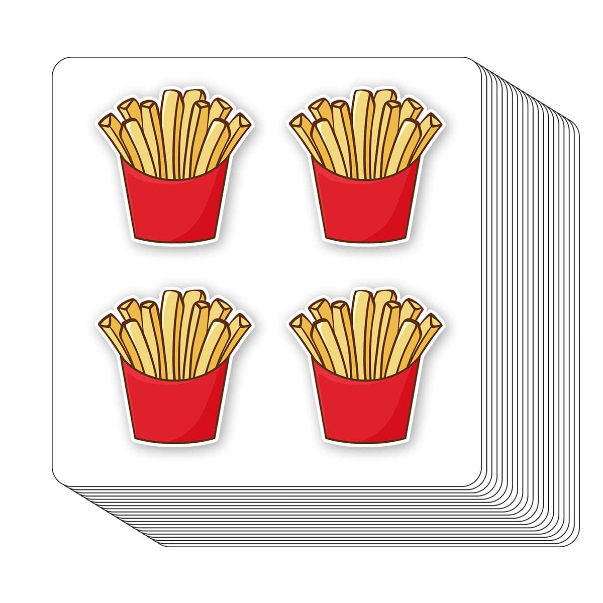 French Fries With Ketchup Clipart