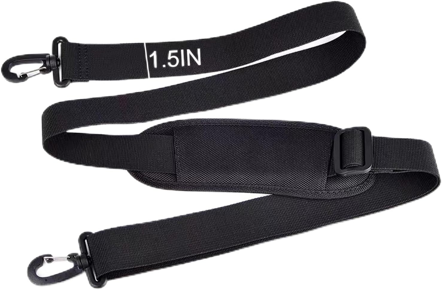 Widened Shoulder Pad, 63 * 1.5IN Adjustable Fit Padded Shoulder Strap ...