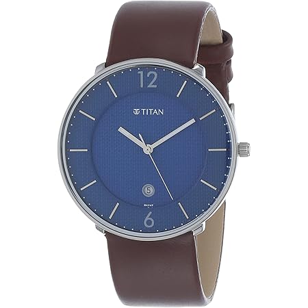 Titan Analog Blue Dial Men's Watch-1849SL03 : Amazon.in: Watches