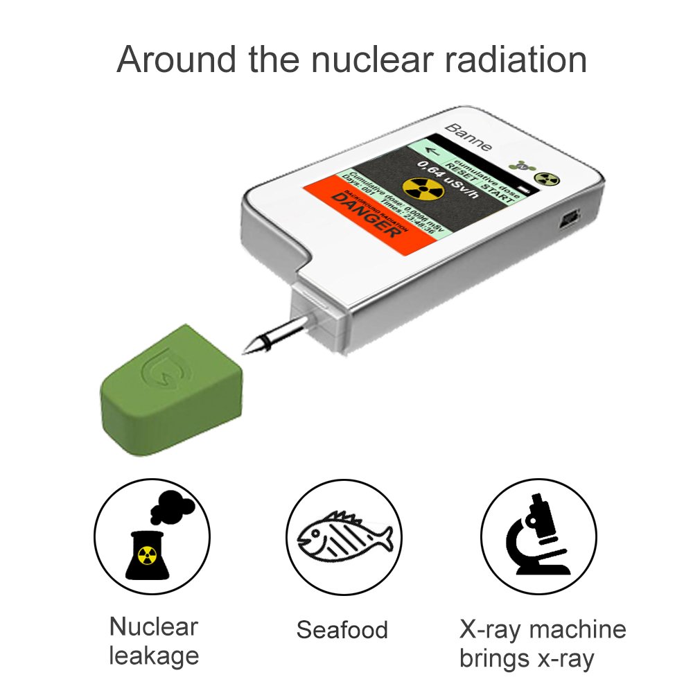 Snapklik.com : Food Radiation Detector,Banne Portable Touch-screen ...