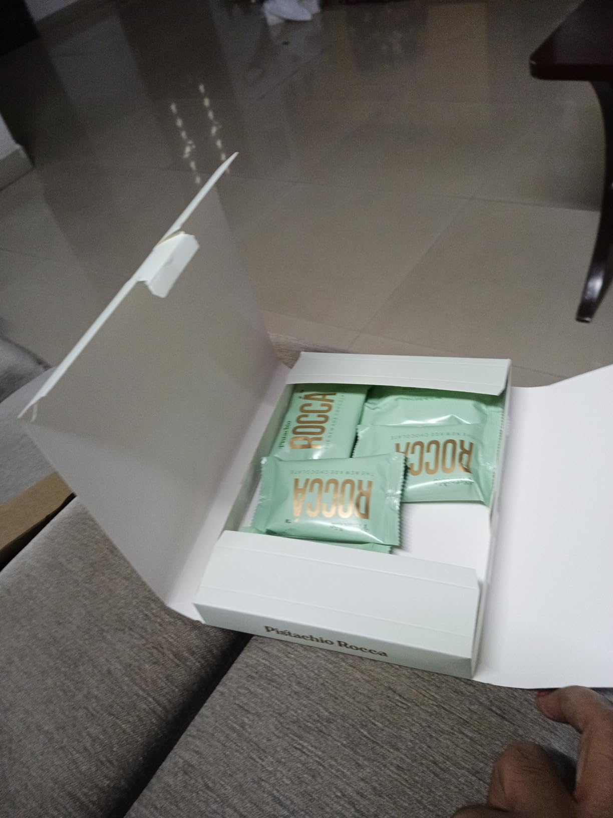 Rocca Chocolates | Pistachio Brittle Pack of 6 | Gourmet Dark Chocolate ...