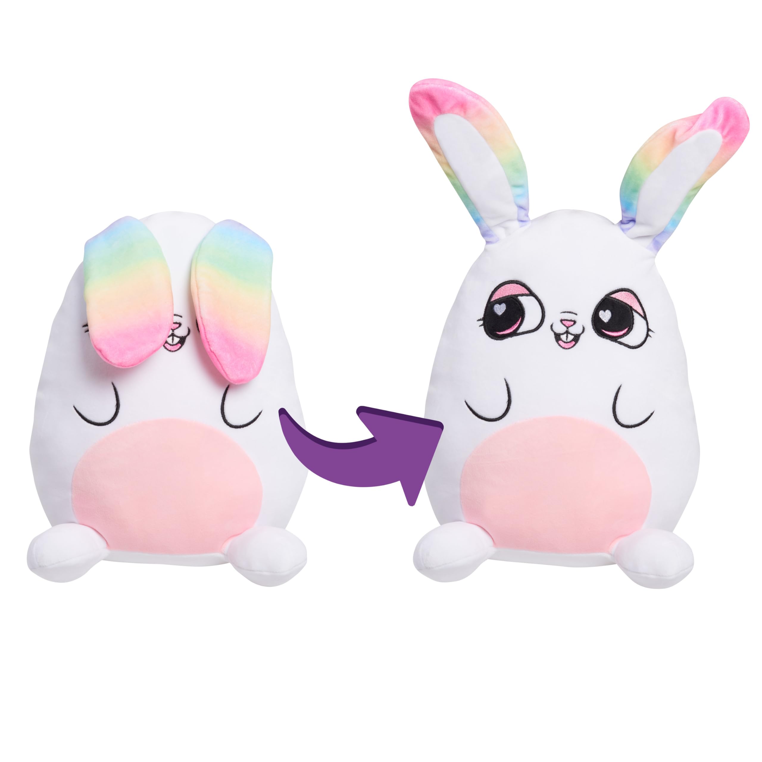 Amazon.com: Flipeez Large Plush - Ziggy, Bunny : Toys & Games