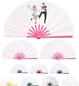 Amazon.com: 3 PCS Sublimation Fan Blanks White Polyester Hand Fan Heat ...