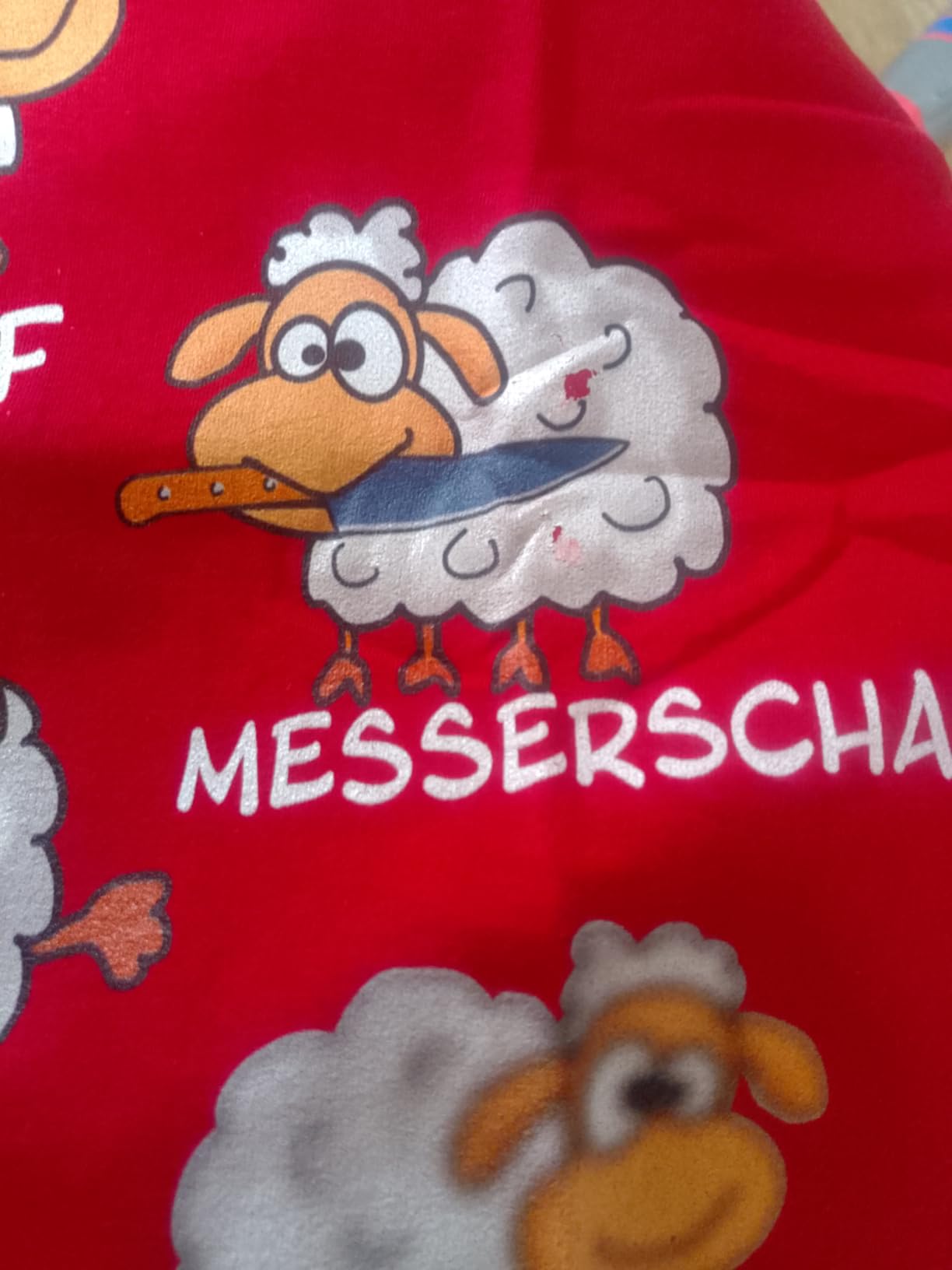 lustige Schafe schaf unschaf Wortspiel Schafherde witzig T-Shirt : Amazon.de: Fashion