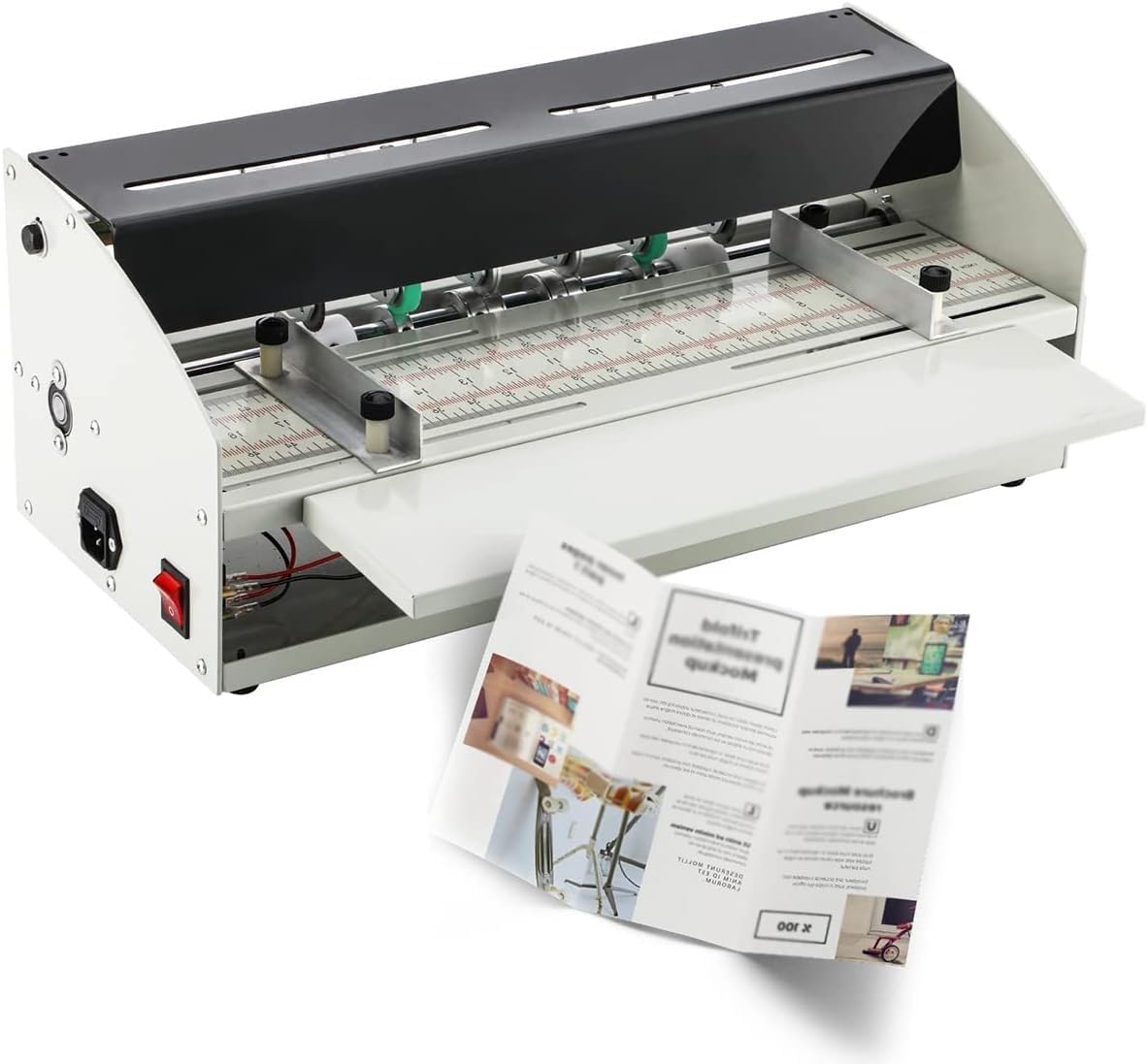 Amazon.com: Paper Creasing Scoring Cutting Machine Electric Creaser ...