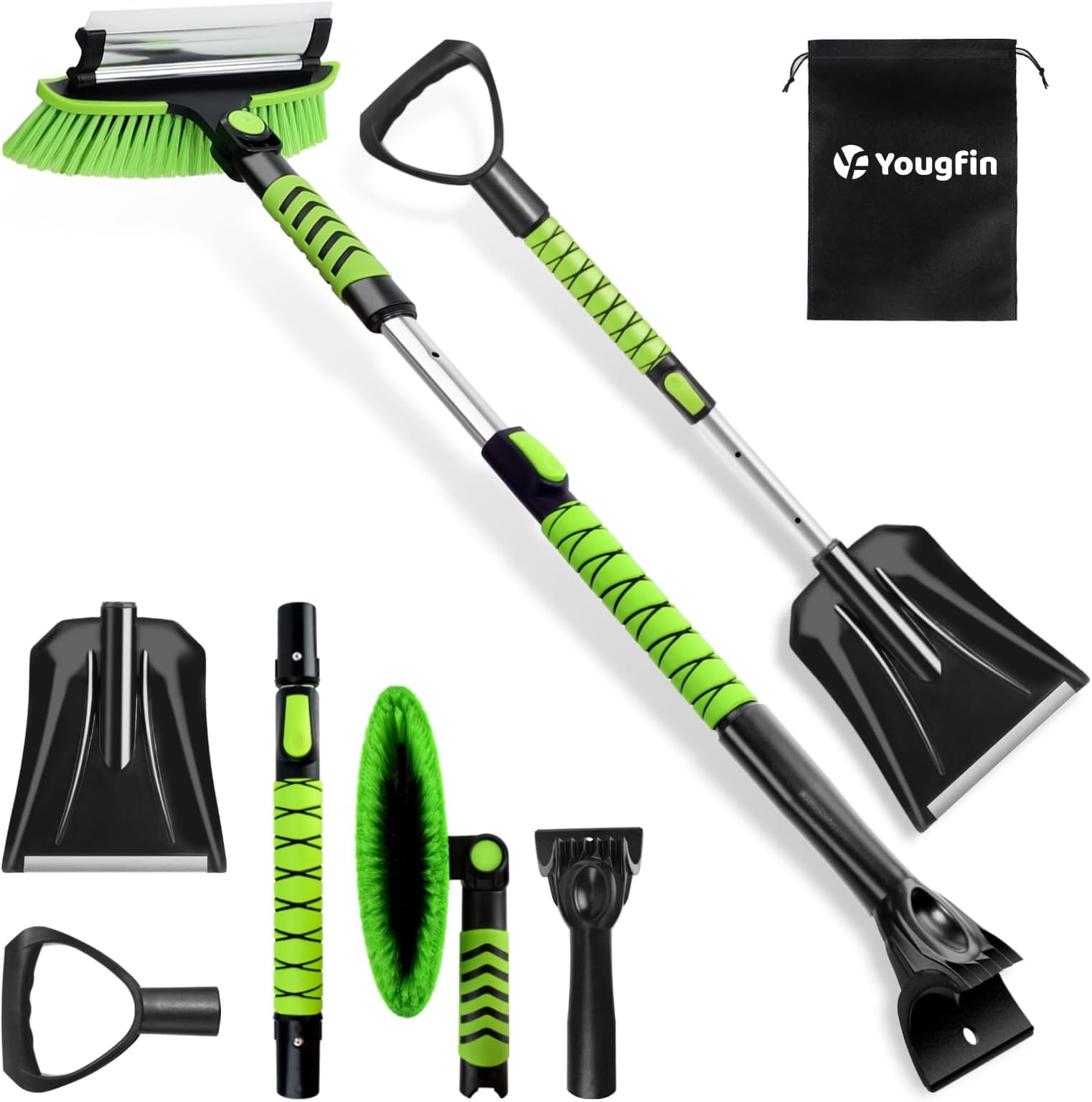 Amazon.com: COMOWARE Extendable Snow Brush for Car, Ice Scrapers for ...