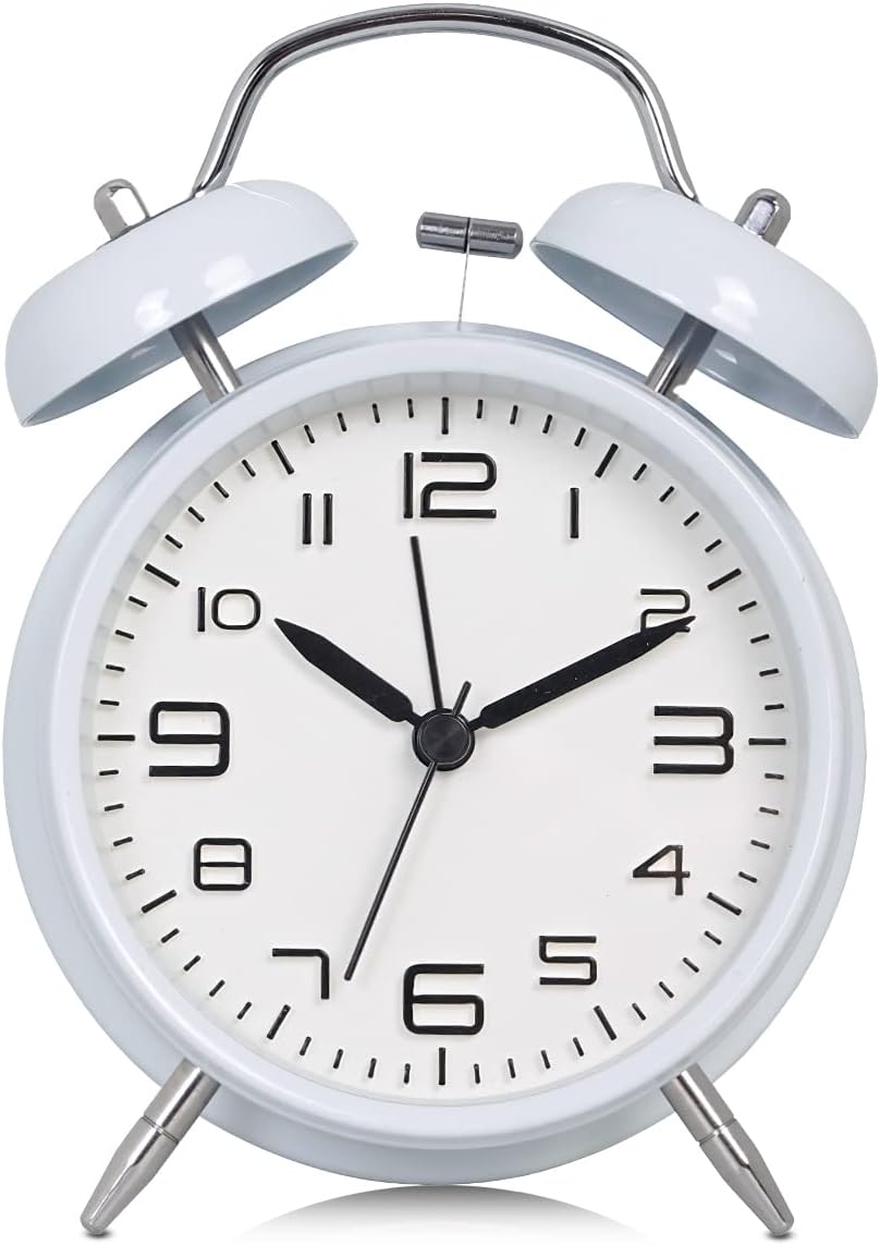 Reloj despertador análogo de doble campana, Reloj Despertador mecánico ...