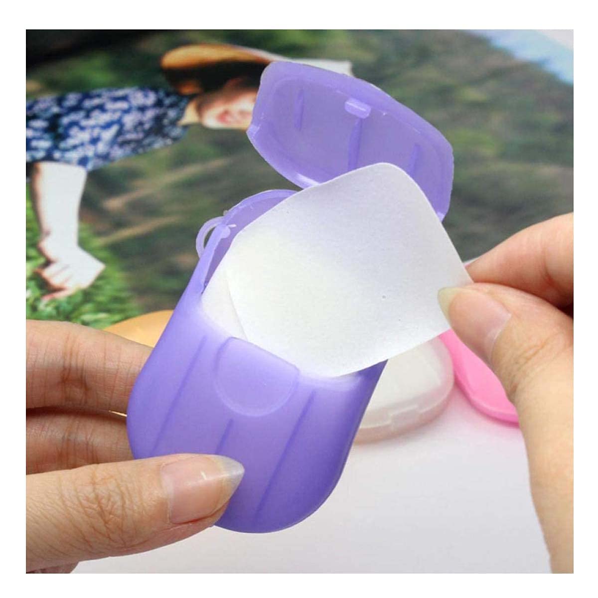 Buy VENTWILLA paper soap strips for handwashing when travelling (pack ...