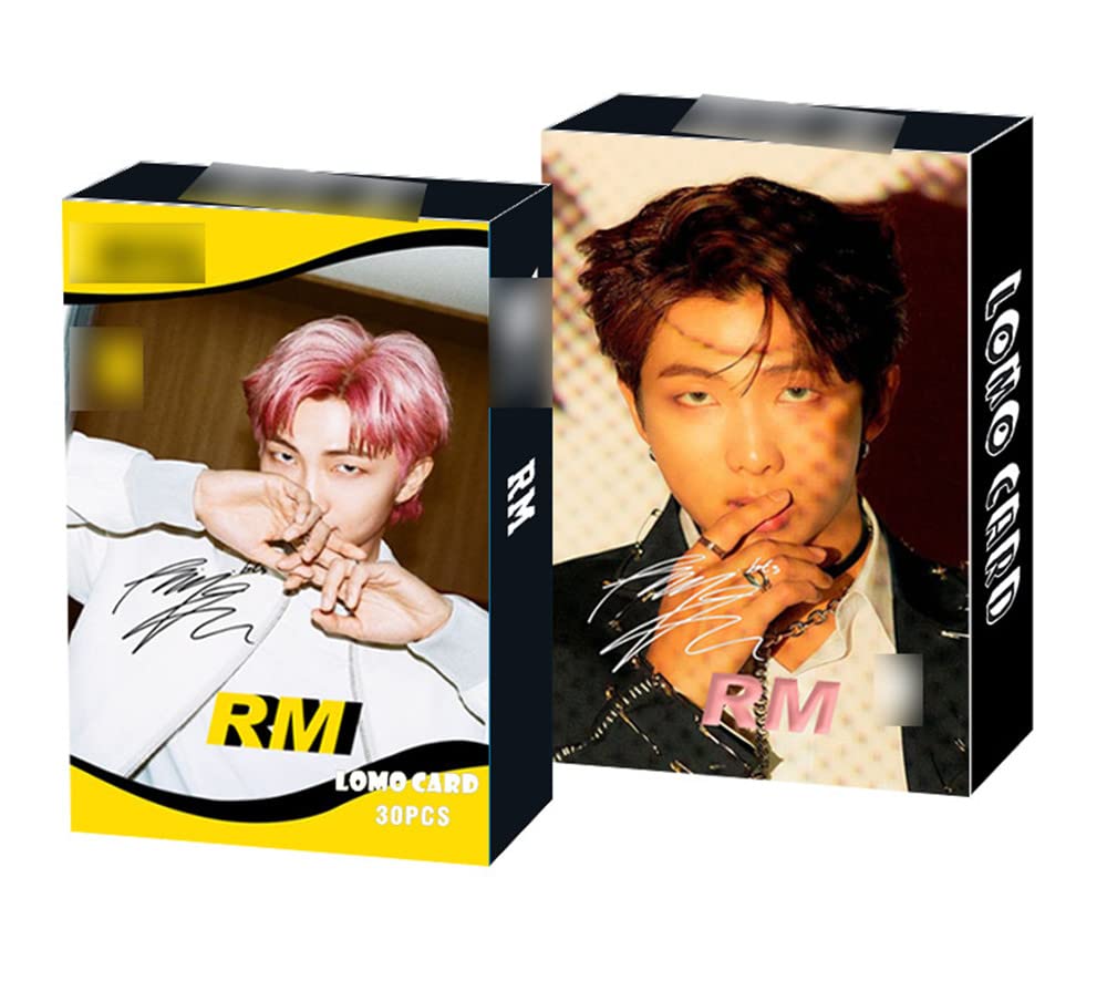 Buy Goodern 30 PCS B-ST Boys RM Lomo Cards RM Photocards RM Postcards ...