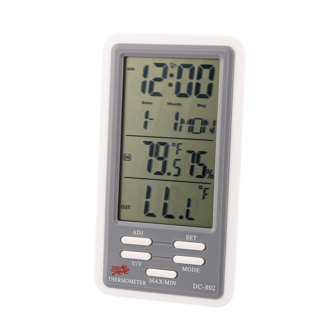 ELECTROPRIME Indoor Outdoor Temperature Humidity Digital Thermometer w ...