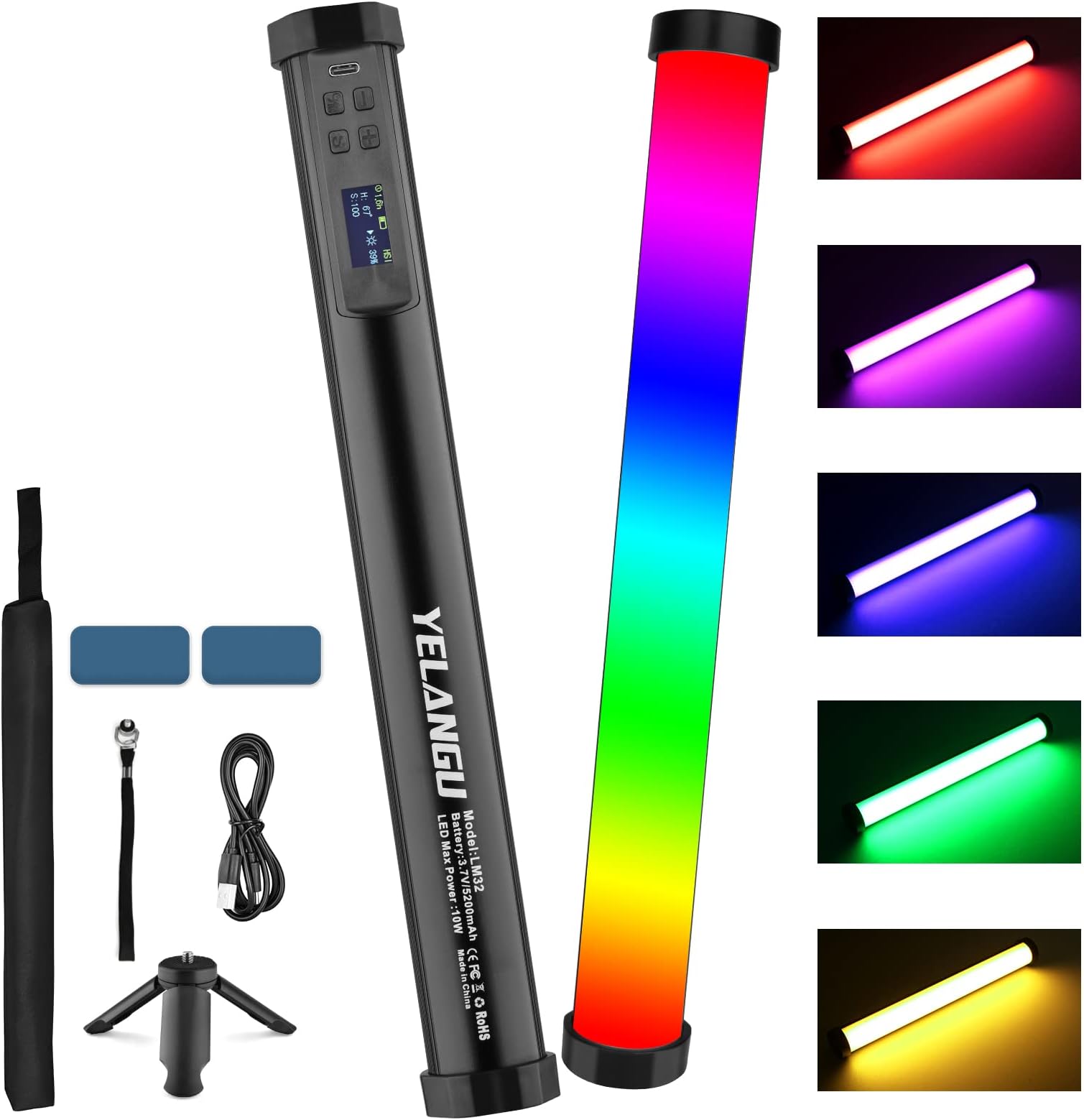 Amazon.com : Mettlelite TLX1 RGB Tube Light and Mettlelite SPL210C RGB ...