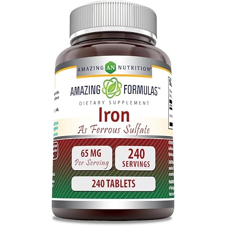 Amazon.com: Nature Made Iron 65 mg, 365 Tablets : Health & Household