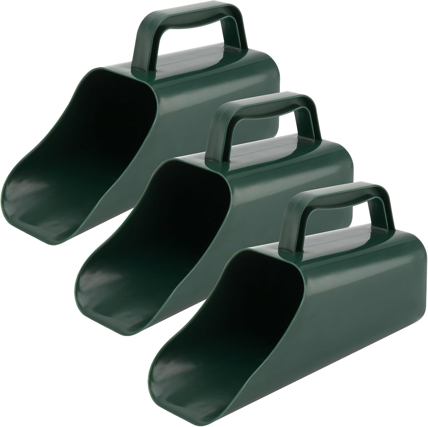 KEILEOHO 3 PCS Plastic Garden Shovel, Handy Garden Scoop, Soil Scoop ...