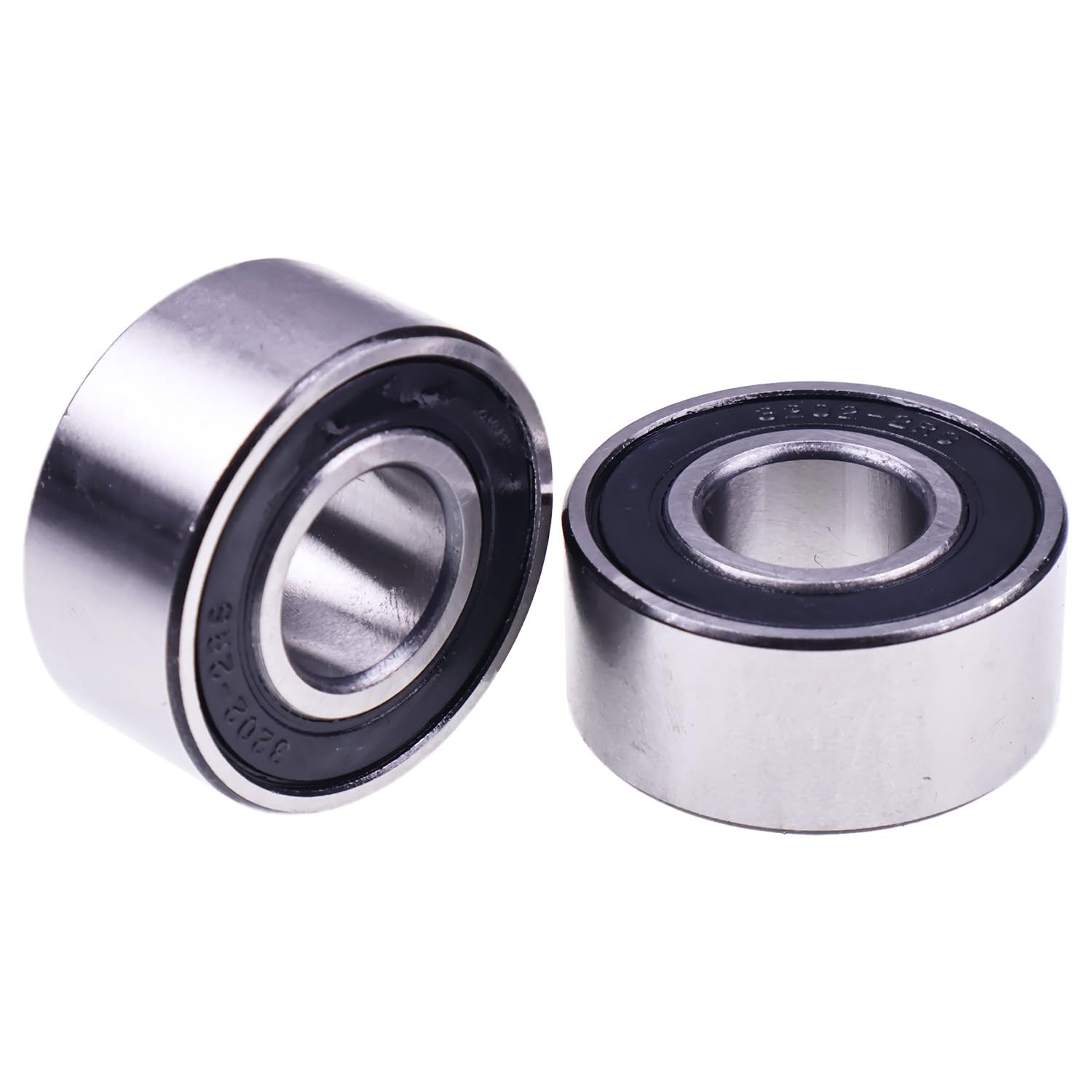 Lesurey 2 PCS Double Row Angular Contact Ball Bearing 5202-2RS 3202-2RS ...