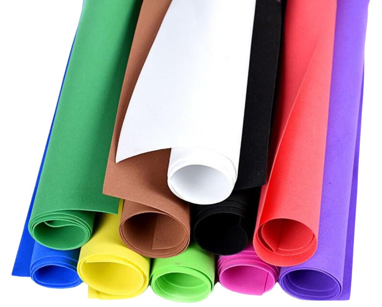 Amazon.com: PlongHai EVA Foam Sheet Paper Craft for Needlework and ...