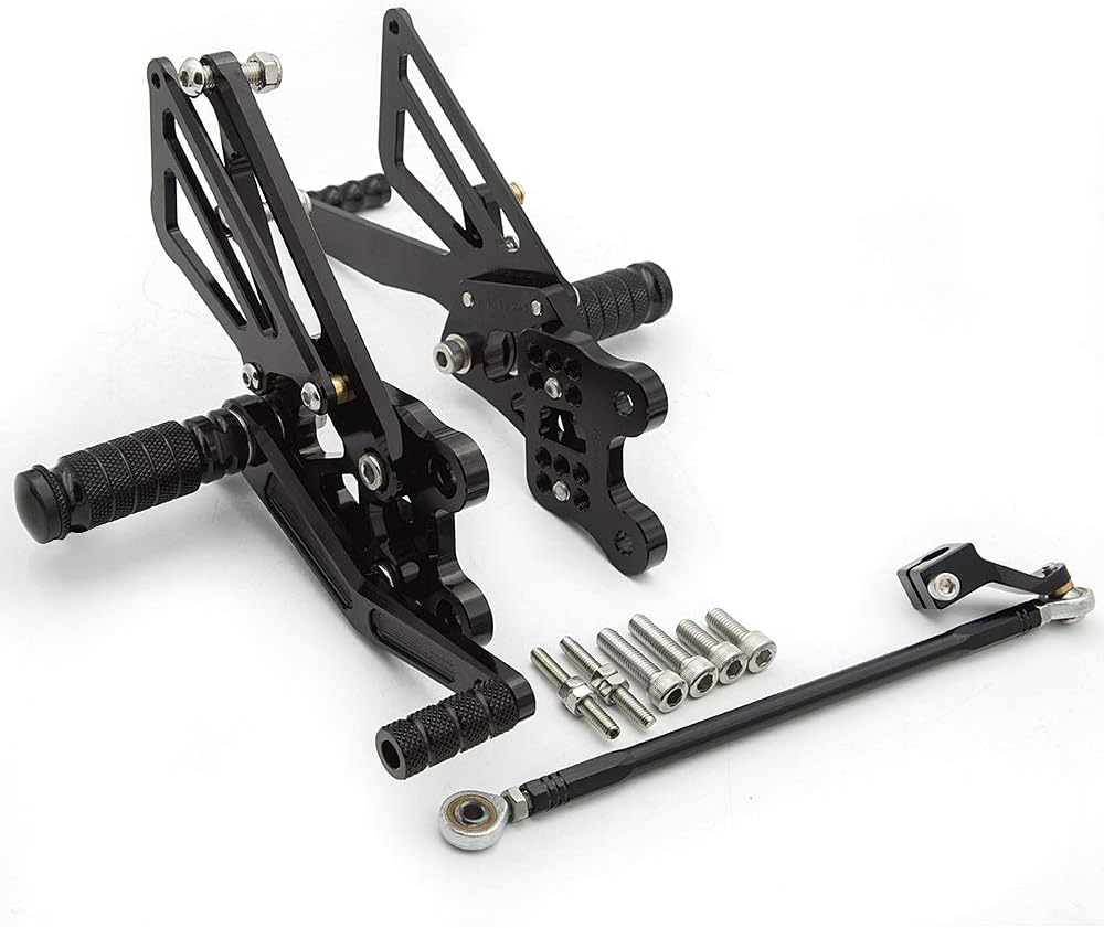 Amazon.com: FXCNC CNC Billet Motorcycle Rearset Foot Pegs Rear Set ...