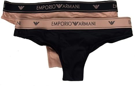Emporio Armani Confezione 2 Slip Mutanda Donna Bipack Brasiliana ...