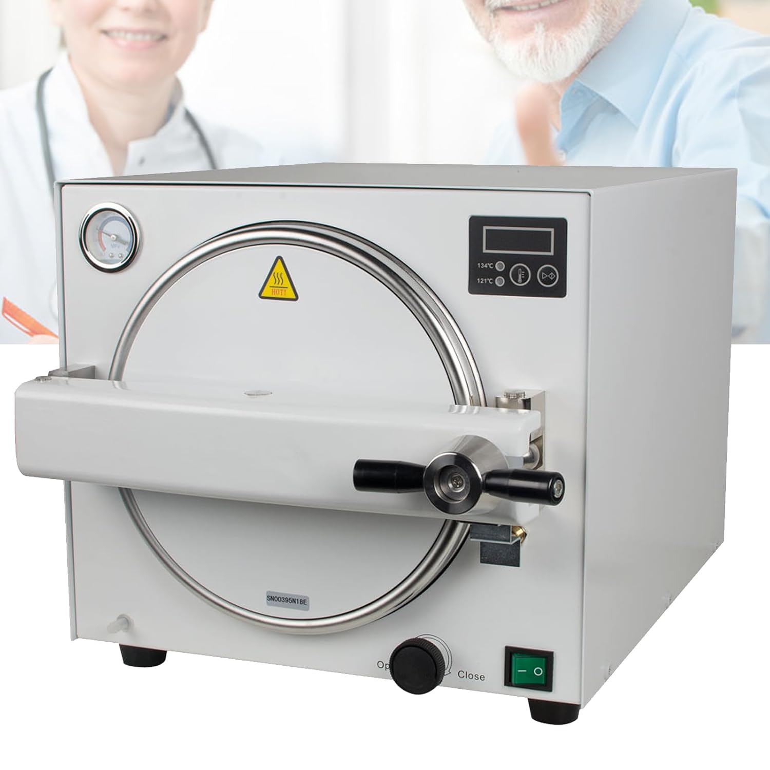 18L Stainless Steel Steam Autoclave Lab Sterilizer Machine Overheat ...