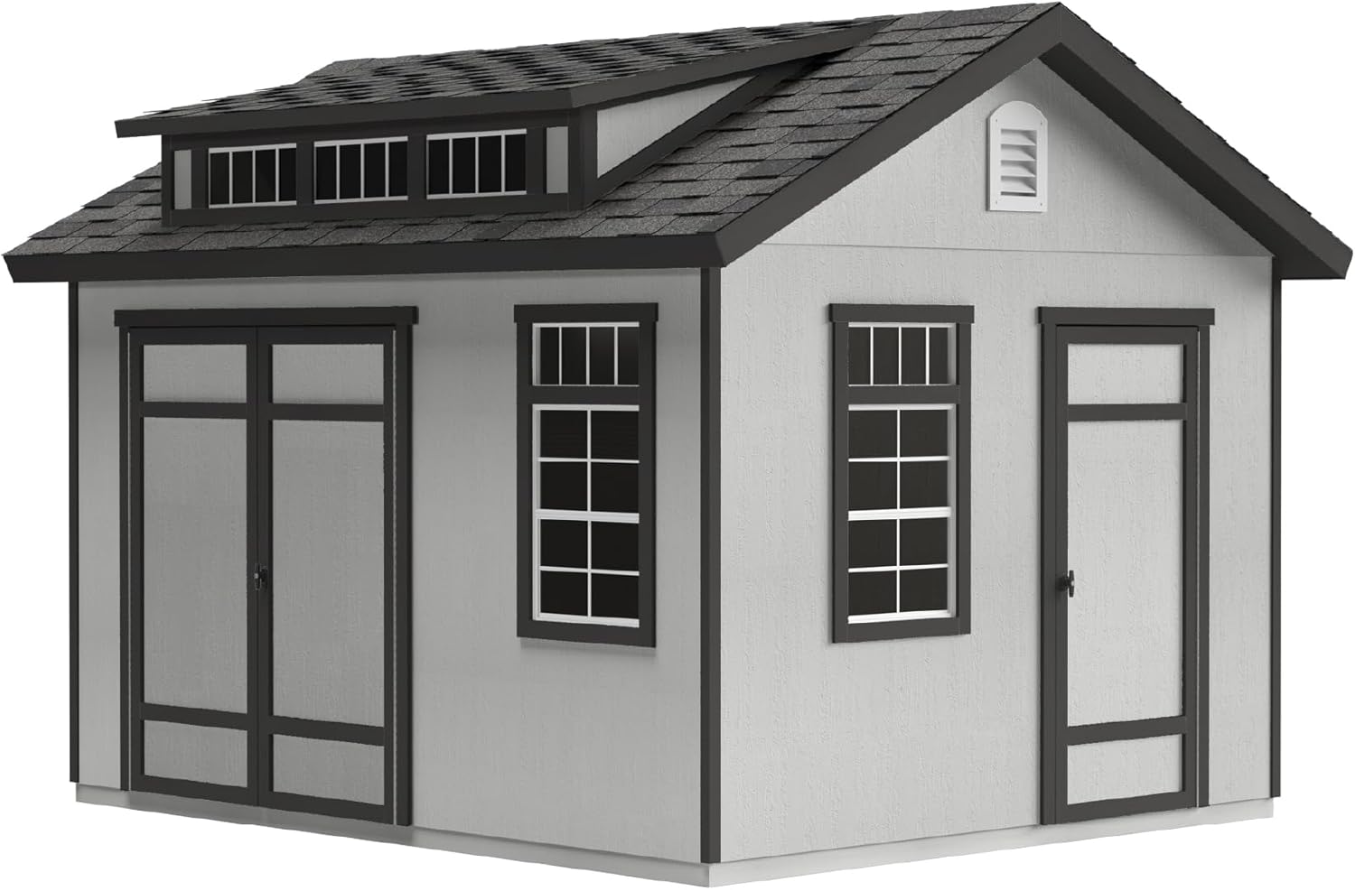 Amazon.com : ShedMaster Meadowview 12x10 Do-It-Yourself Wooden Storage ...