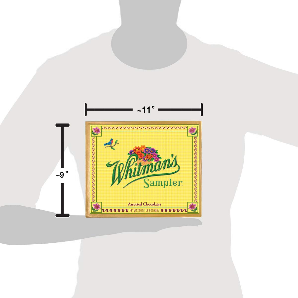 Buy Whitman's Sampler Assorted Chocolate 24 Ounce Box Whitman's Sampler ...