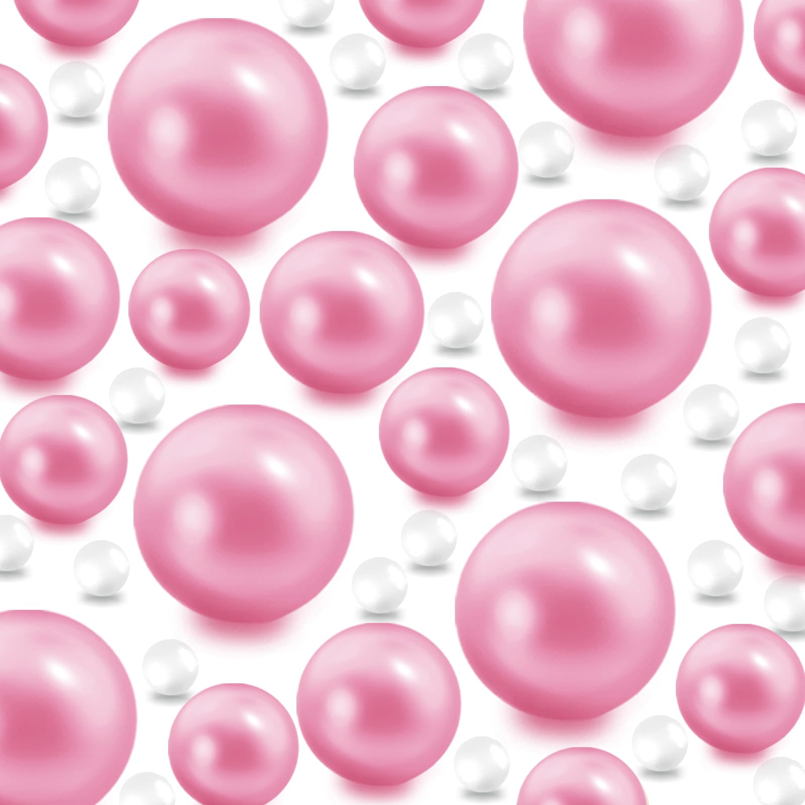 Amazon.com: TMCLHXYNF 150Pieces Floating NO Hole Pearls and 2300 Pieces ...