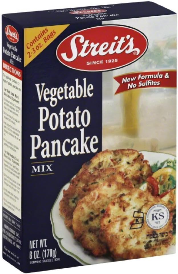 Amazon.com : Manischewitz Potato Pancake Mix 6oz (3 Pack) Gluten Free ...